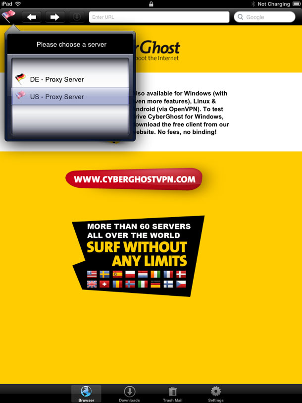 Kostenfrei bis Ende der Woche: Mit dem CyberGhost Privacy Browser für ...